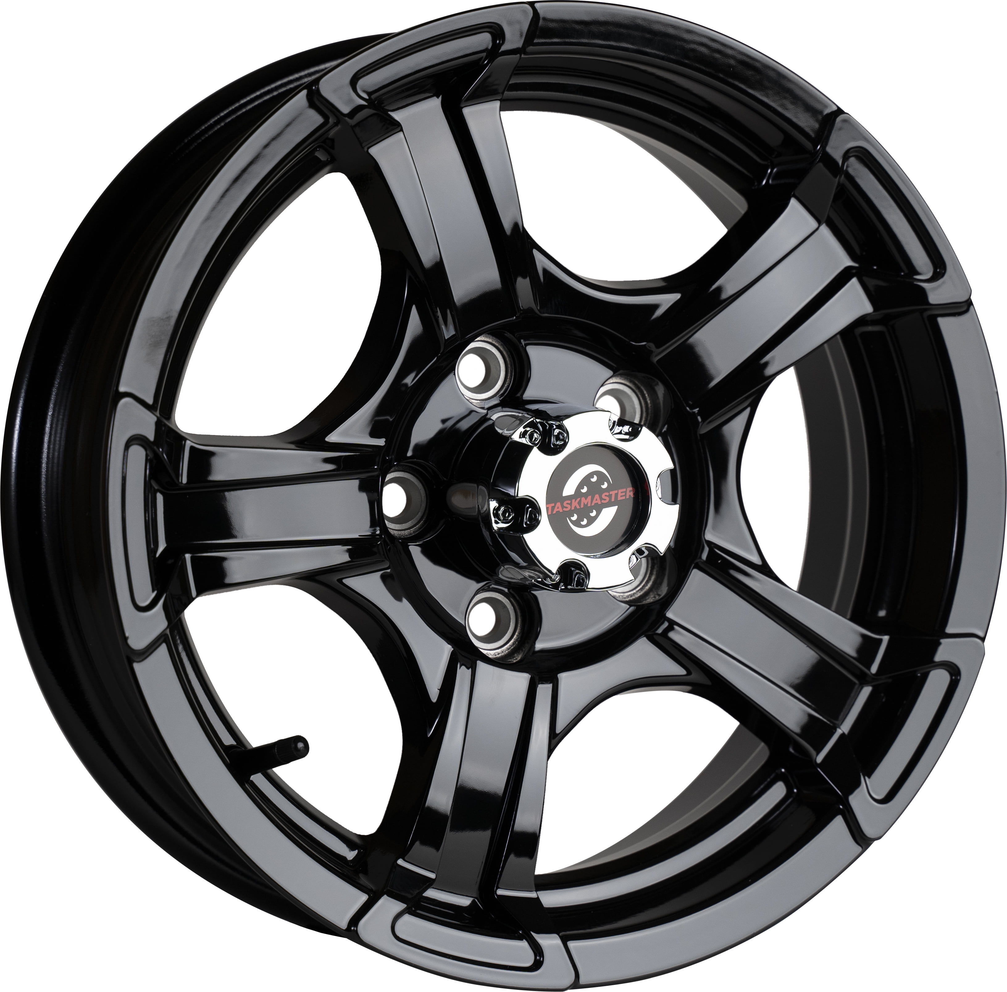 Taskmaster Viking Aluminum Trailer Wheel Rim 15x5 5x4.5 Black Full ...