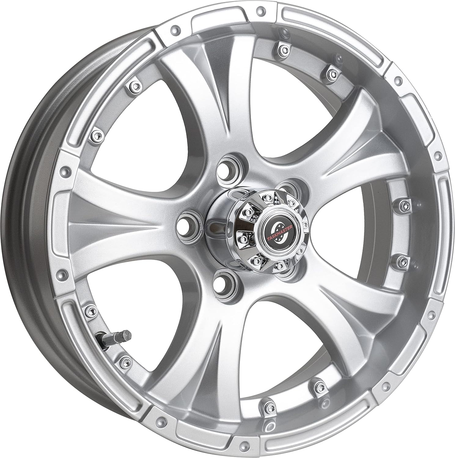 Taskmaster Viking Aluminum Trailer Wheel Rim 15x5 5x4.5 Silver Full ...