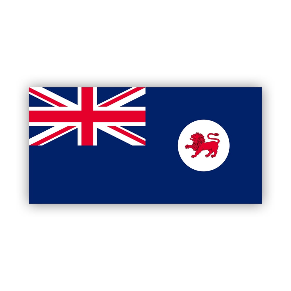Tasmania Flag Sticker Decal - Self Adhesive Vinyl - Weatherproof - Made ...
