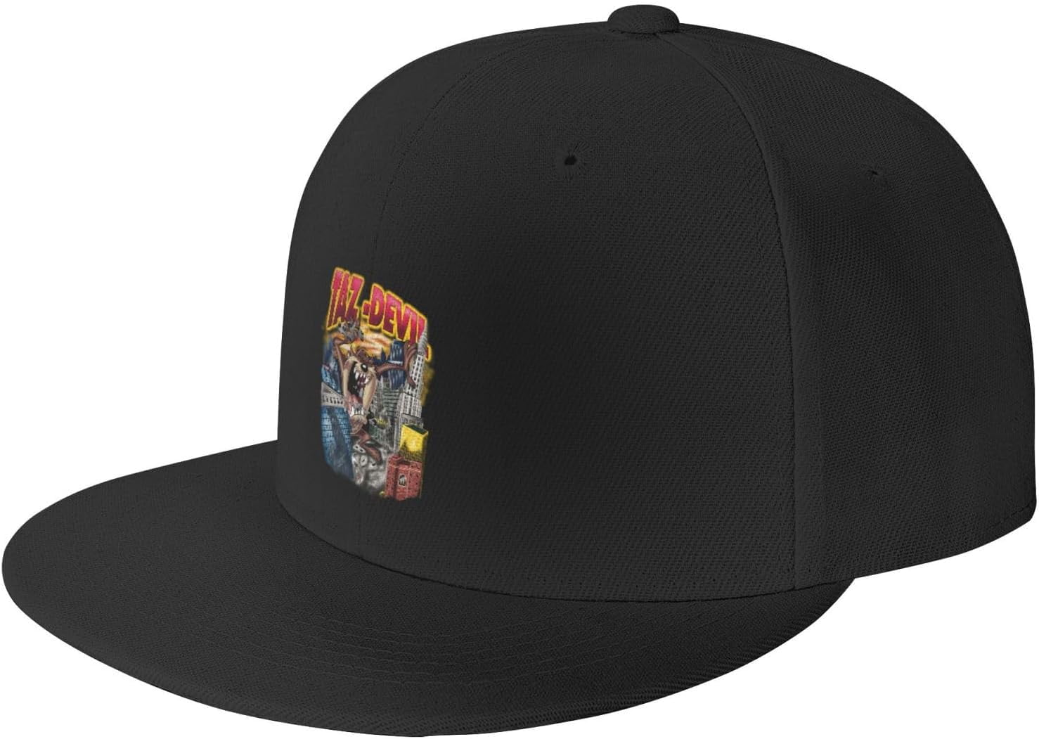 Tasmanian Cartoon Devil Taz Anime Flat Brim Hat Baseball Cap Adjustable ...