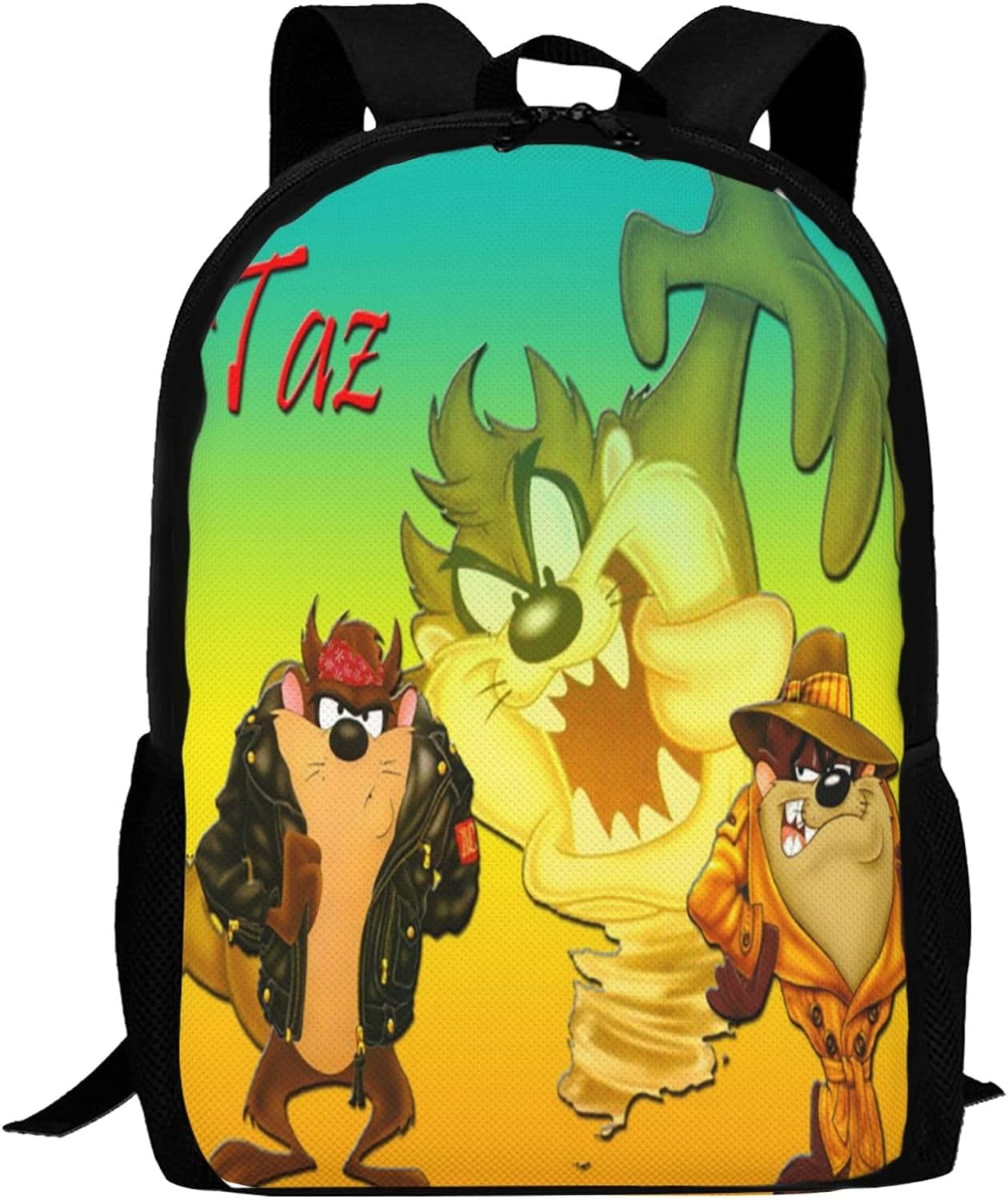 Tasmanian Cartoon Devil Taz Anime Laptop Bag Cartoon Backpack Casual ...