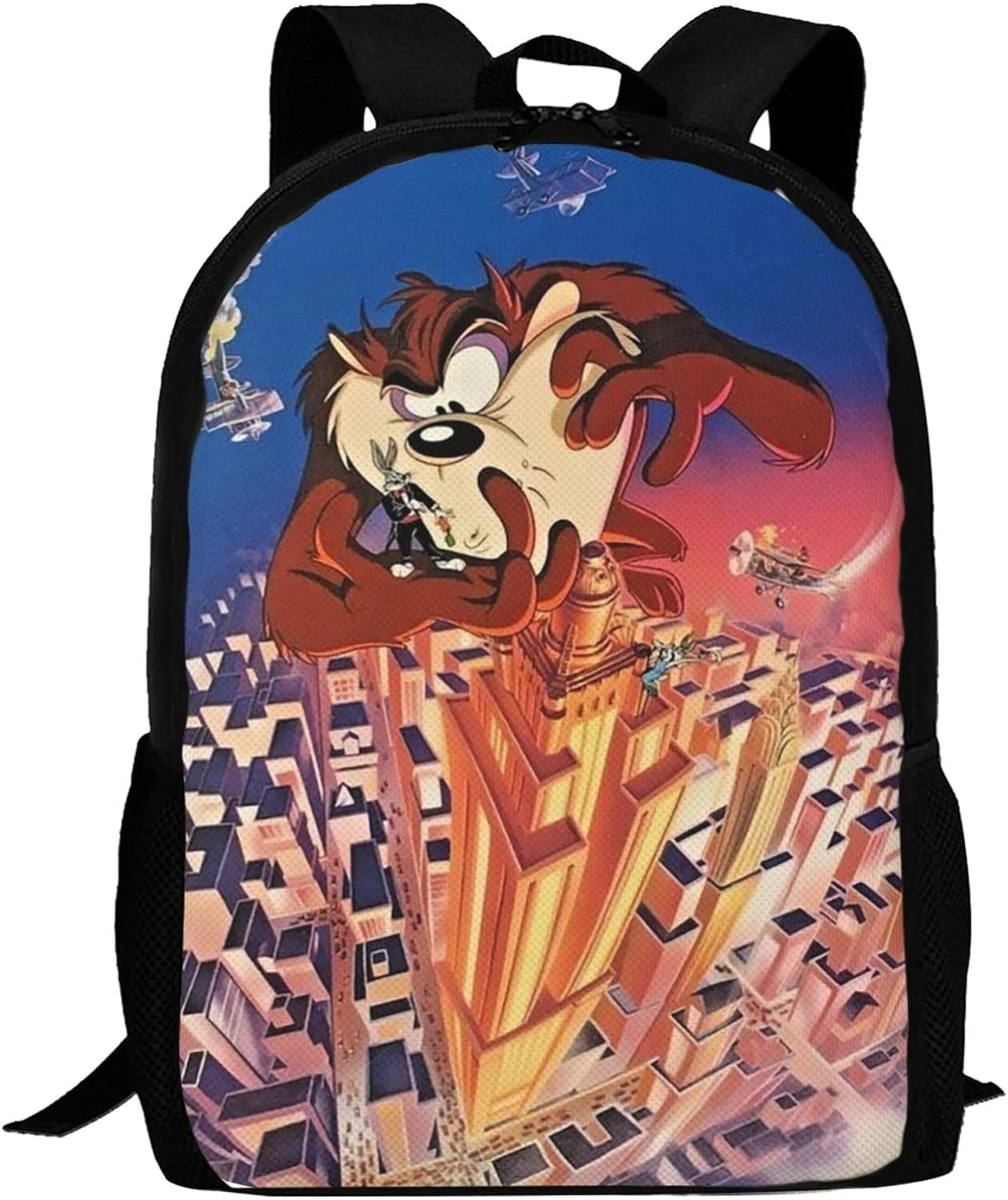 Tasmanian Cartoon Devil Taz Anime Laptop Bag Cartoon Backpack Casual ...
