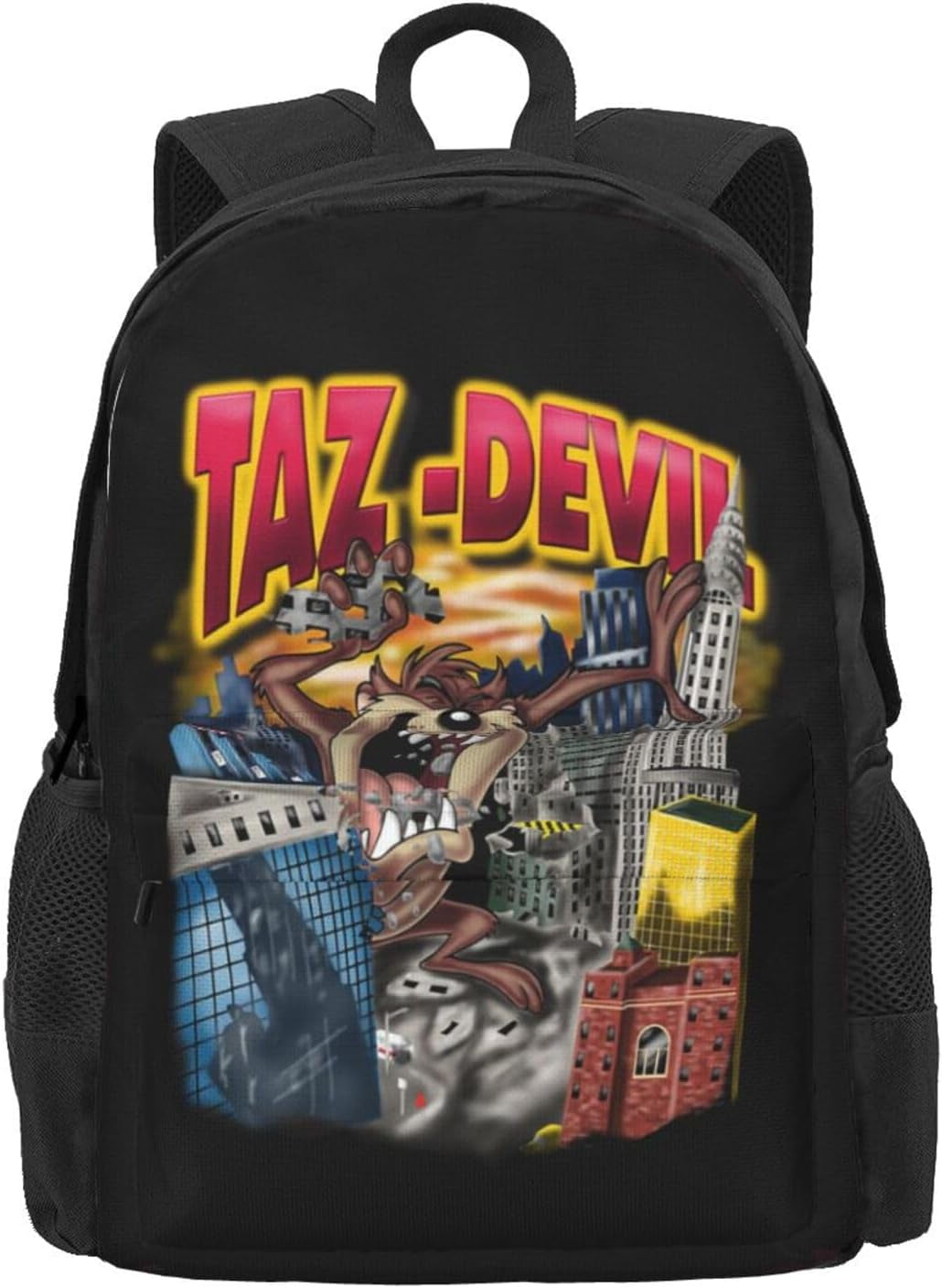 Tasmanian Cartoon Devil Taz Anime Laptop Bag Cartoon Backpack Casual ...