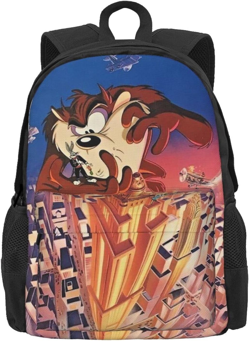 Tasmanian Cartoon Devil Taz Anime Laptop Bag Cartoon Backpack Casual ...