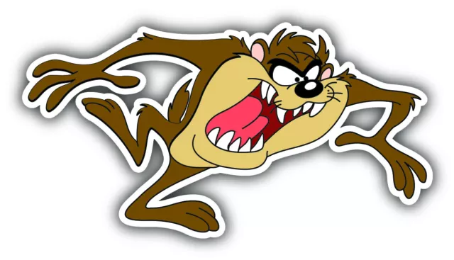 Tasmanian Devil Run Taz Looney Tunes Decal Sticker Truck Vehicle Window ...