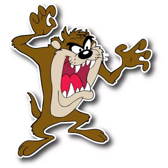 Tasmanian Devil Taz Looney Tunes Decal Sticker Truck Vehicle Window ...
