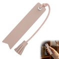 Tassel Bookmark Set, Double Sided Leather Style Page Markers, Elegant ...