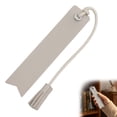 Tassel Bookmark Set, Double Sided Leather Style Page Markers, Elegant ...