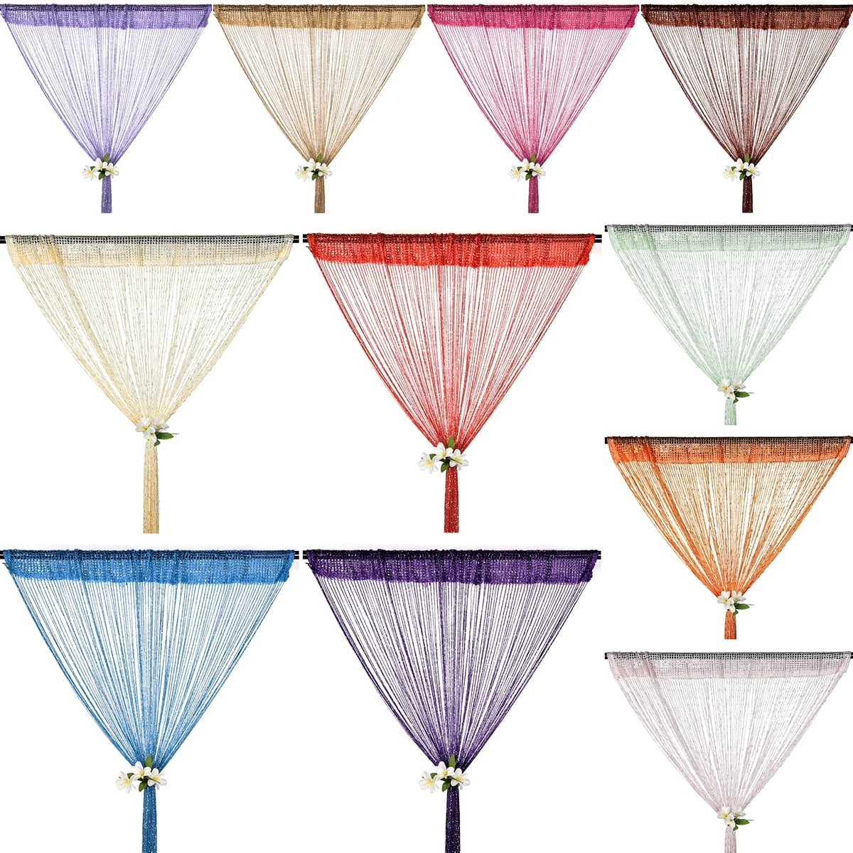 Tassel Curtain Partition Door String Curtain Screen Panel Home Decor ...