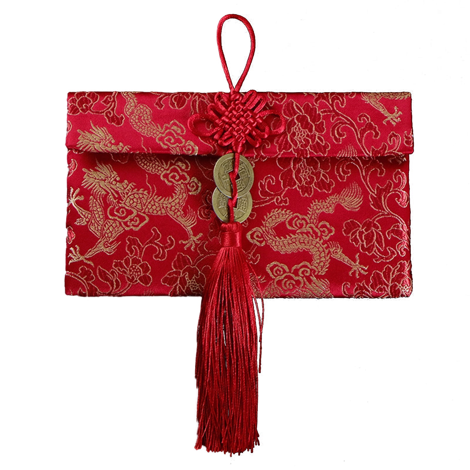 Tassel Design Red Packet Multiple Patterns Traditional Fabric New Year ...