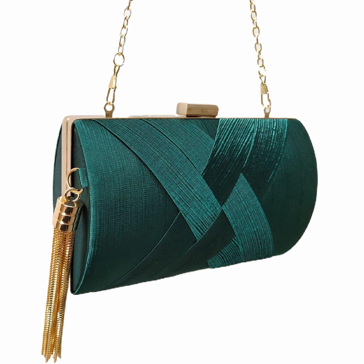 Tassel Evening Bag Purse for Bride Wedding Prom Night Party Shoulder ...