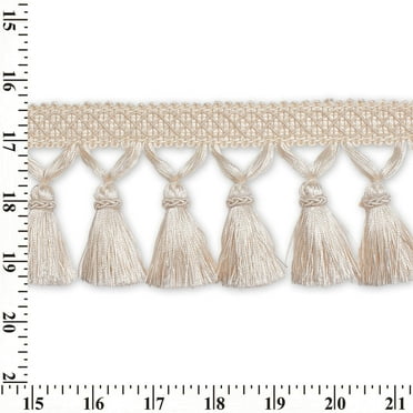 Uxcell 10 Yards 4 Inch Chainette Fringe Trim Tassel Sewing Trim for ...