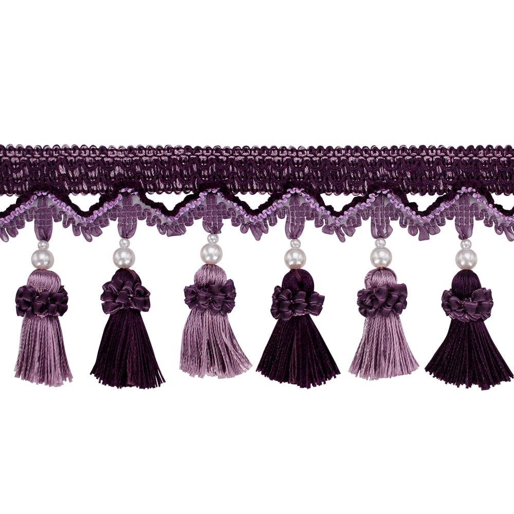 Tassel Fringe Trim Beaded Tassel Fringing Trimmings Ball Fringe ...
