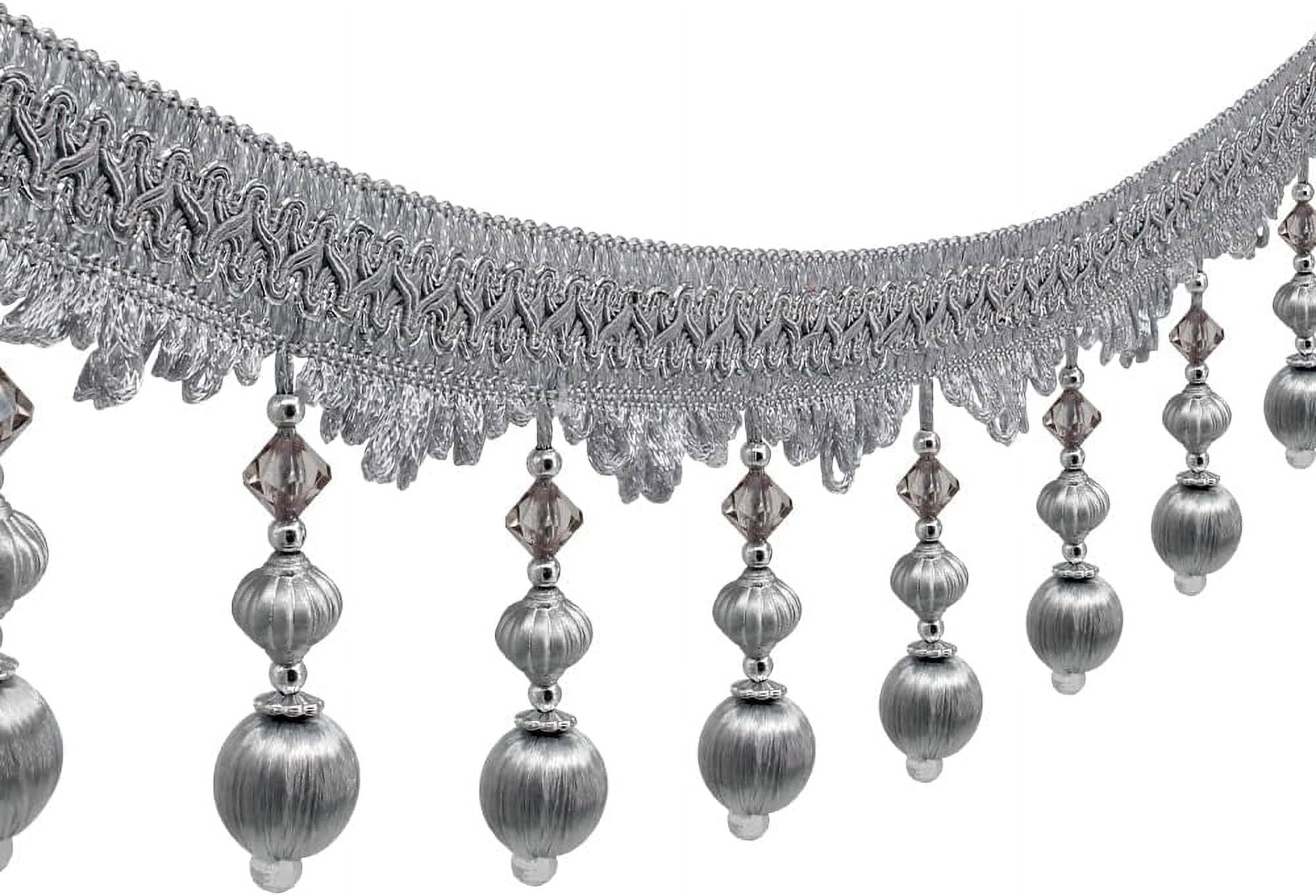 Tassel Fringe Trim Beaded Tassel Fringing Trimmings Ball Fringe ...