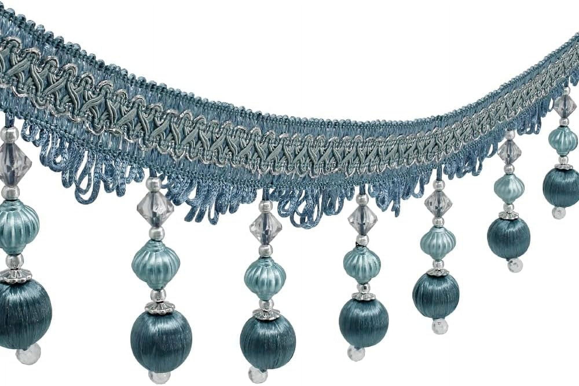 Tassel Fringe Trim Beaded Tassel Fringing Trimmings Ball Fringe ...