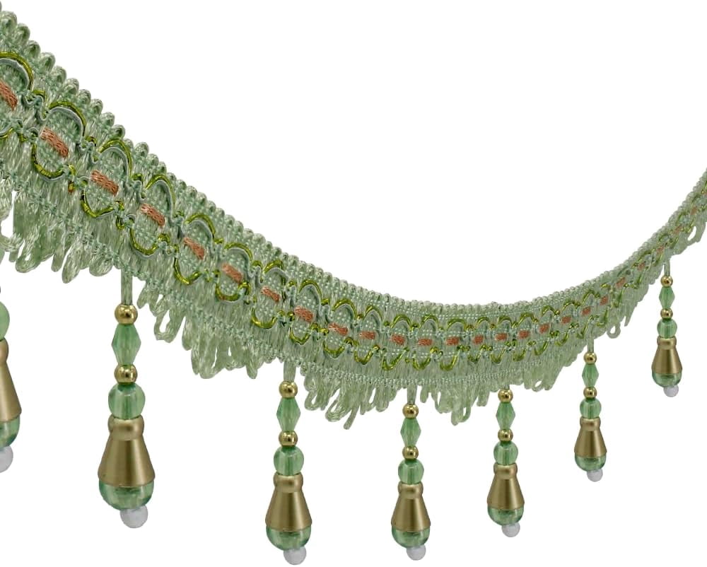 Tassel Fringe Trimming Hanging Ball Trim Braided Ribbon Curtain Fring ...