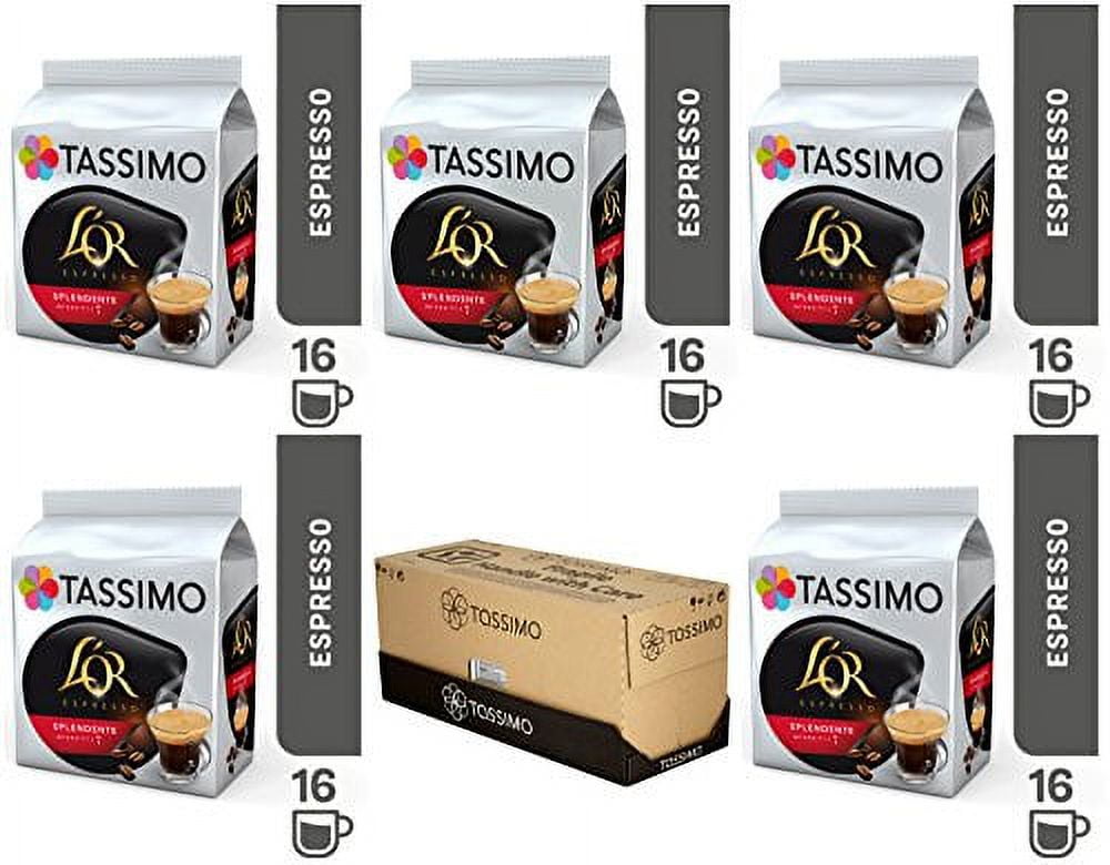 Tassimo Espresso Splendente, Coffee, Coffee Capsule, Ground Roasted ...