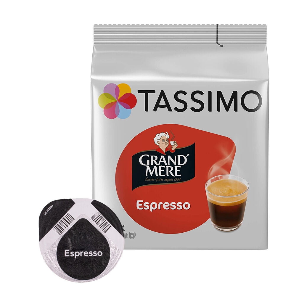 Tassimo Grand Mere Espresso Coffee Pods x16 (Pack of 1) - Walmart.com