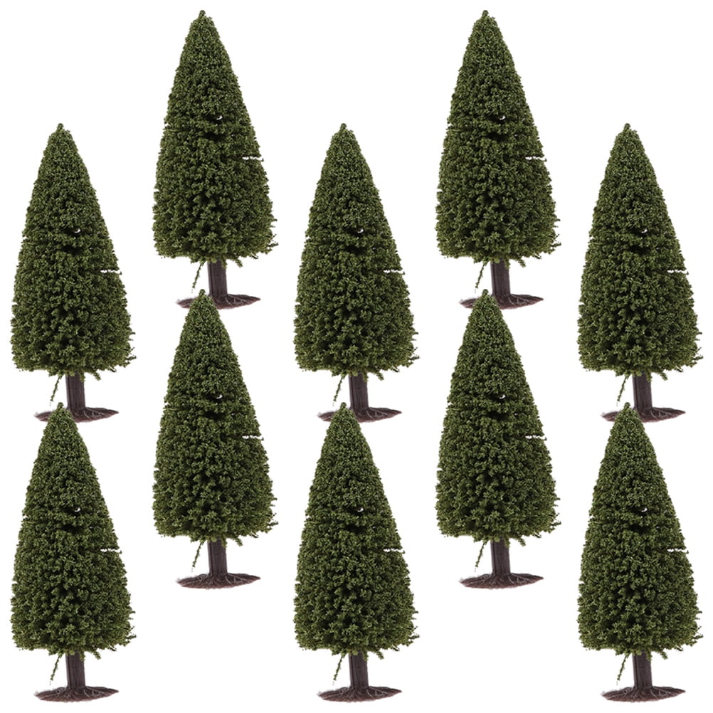 Tasson Model Railway Tree Building Plant Decor Artificial Pine Mini ...