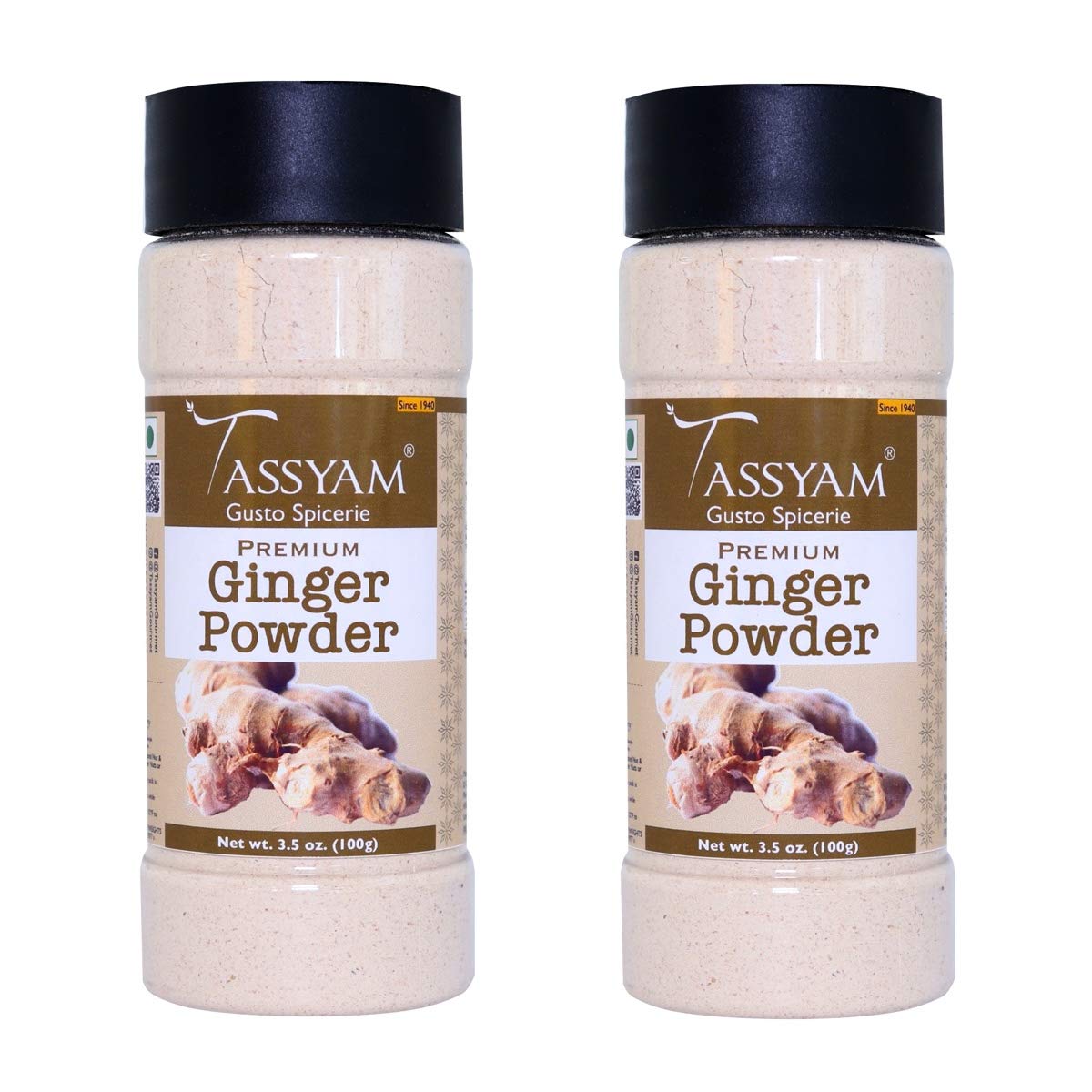 Tassyam Dry Ginger Powder 200g (2X 100g) | Dispenser Bottle - Walmart.com