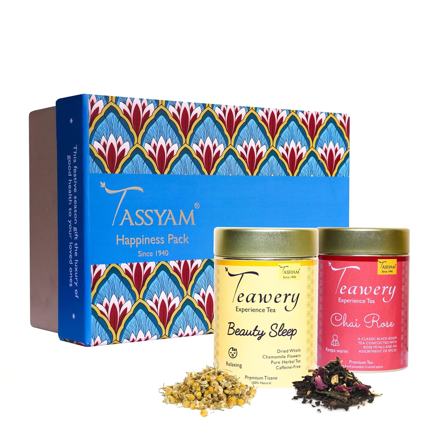 Tassyam Fine Tea Gift Set | Perfect Festival Gift Box | Pure Tisanes ...
