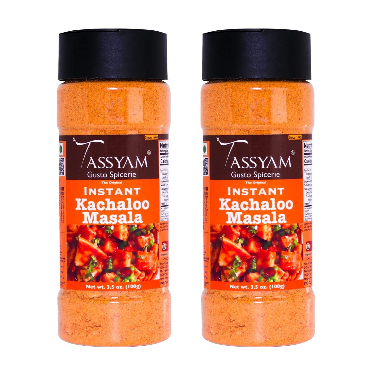 Tassyam Instant Kachaloo Masala, 200g (100g x2) | Also for Aloo/Potato ...