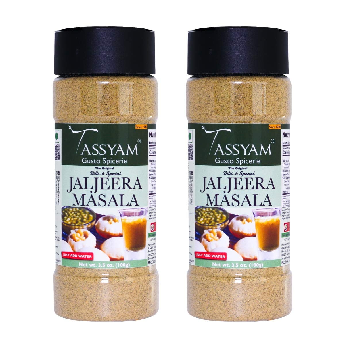 Tassyam Jaljeera Masala, 200g (100g x2) | Dispenser Bottle - Walmart.com