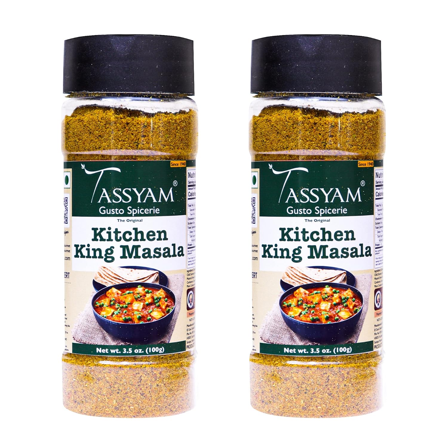 Tassyam Kitchen King Masala 200g (100g x2) | Dispenser Bottle, All ...
