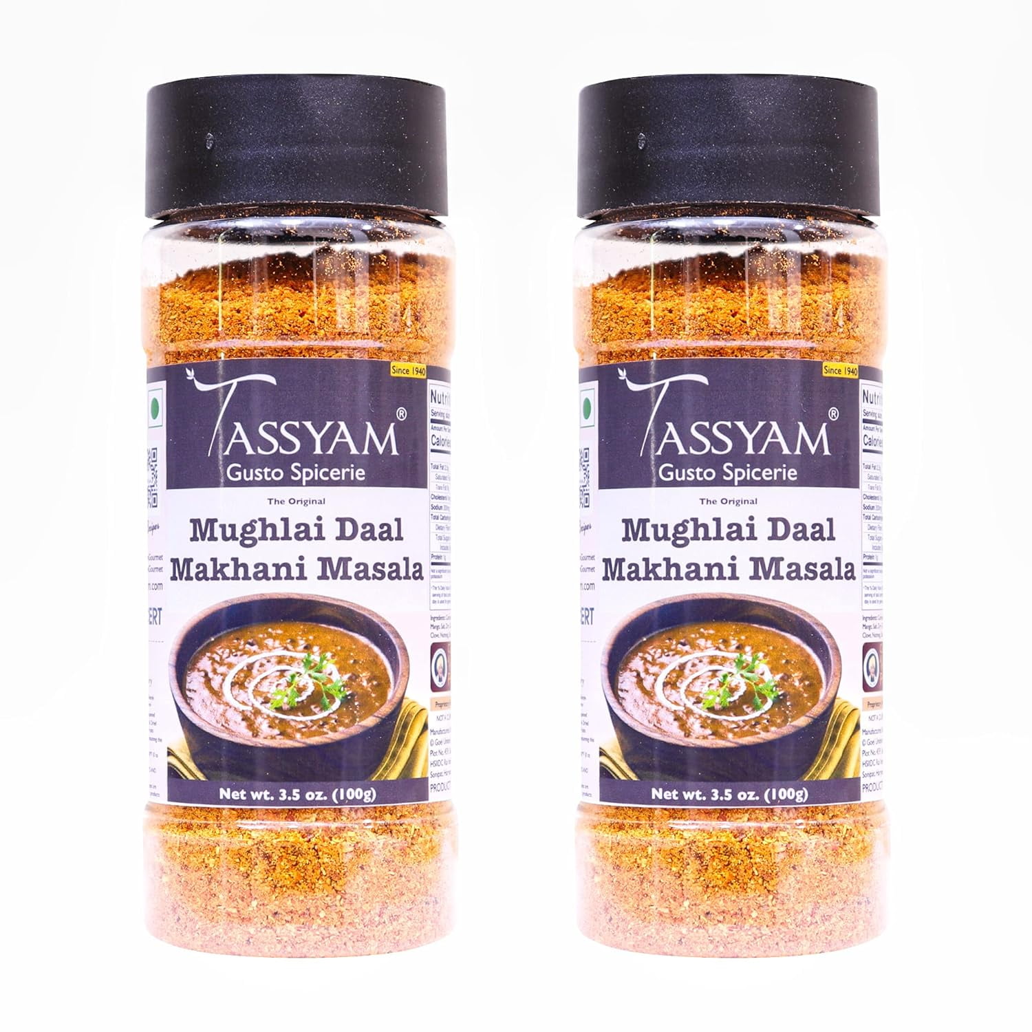 Tassyam Mughlai Daal Makhani Masala 200g (100g x2) | Dispenser Bottle ...