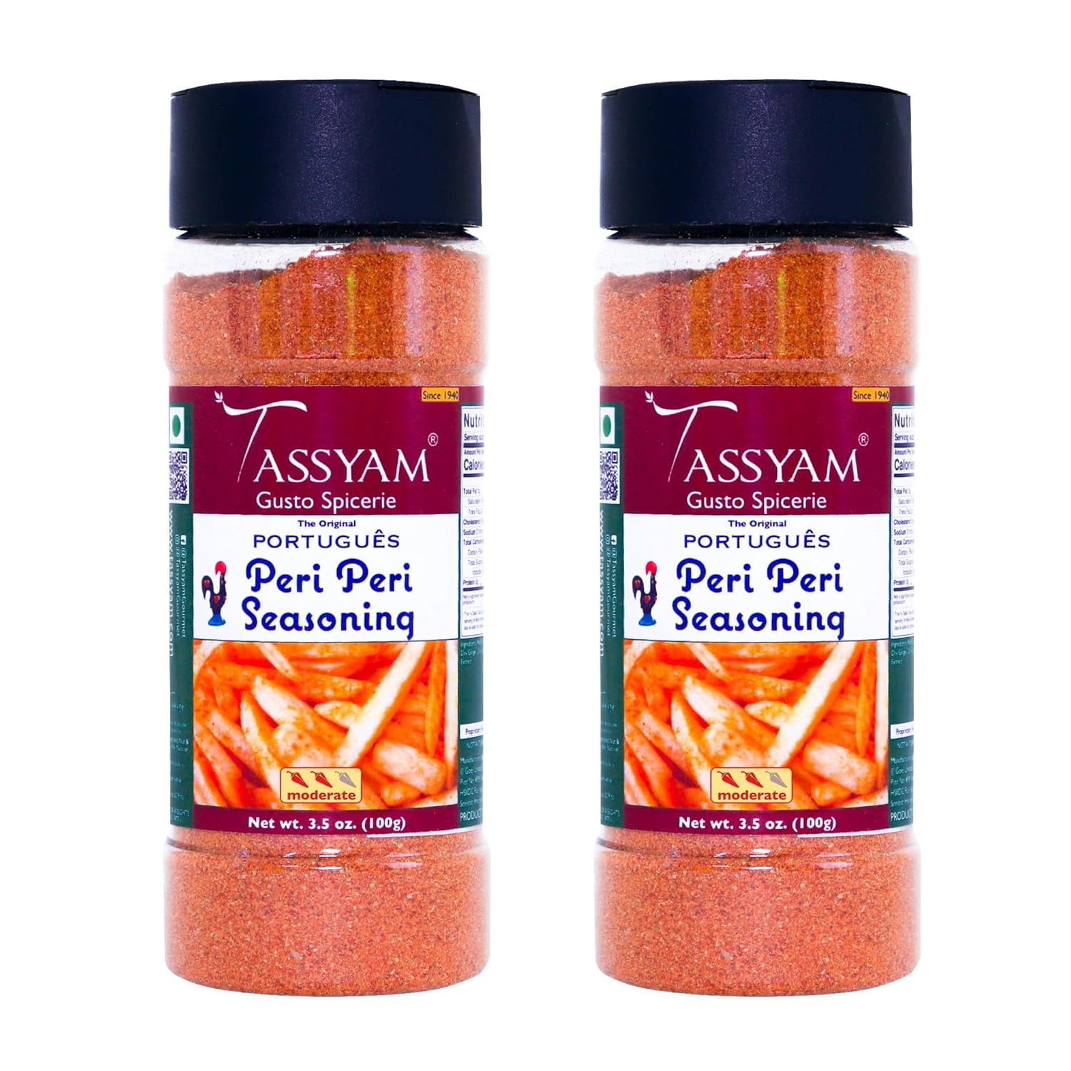 Tassyam Peri Peri Seasoning 200g (100g x2) | Dispenser Bottle, All ...