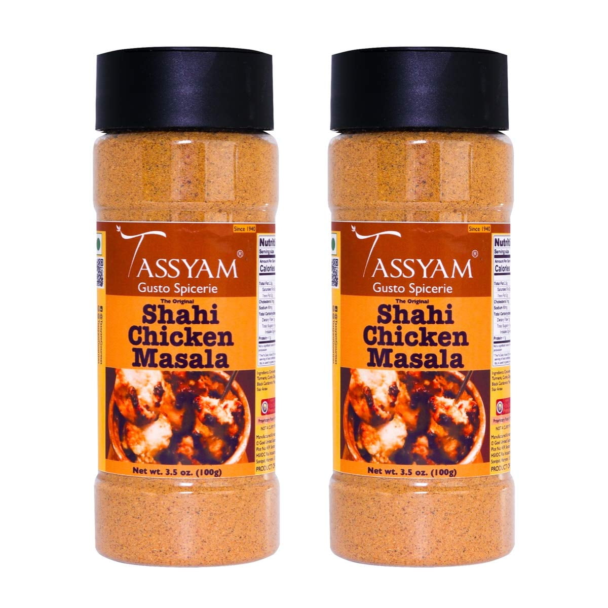 Tassyam Shahi Chicken Masala, 200g (100g x2) | Herbs & Spices, No ...