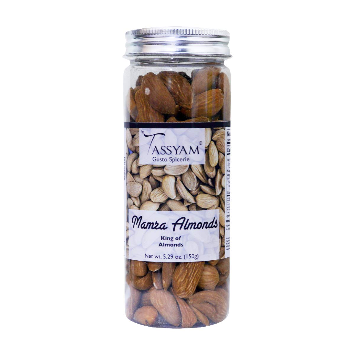Tassyam Ultra Premium Mamra Giri 150g | Afghani Almonds/Badaam, Healthy ...