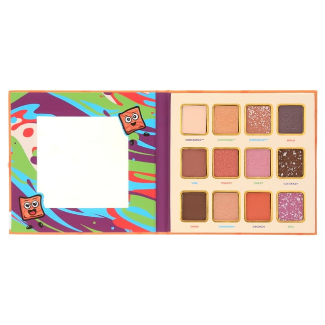 Taste Beauty Cinnamon Toast Crunch Eyeshadow Palette - 12 Colors (Reds ...