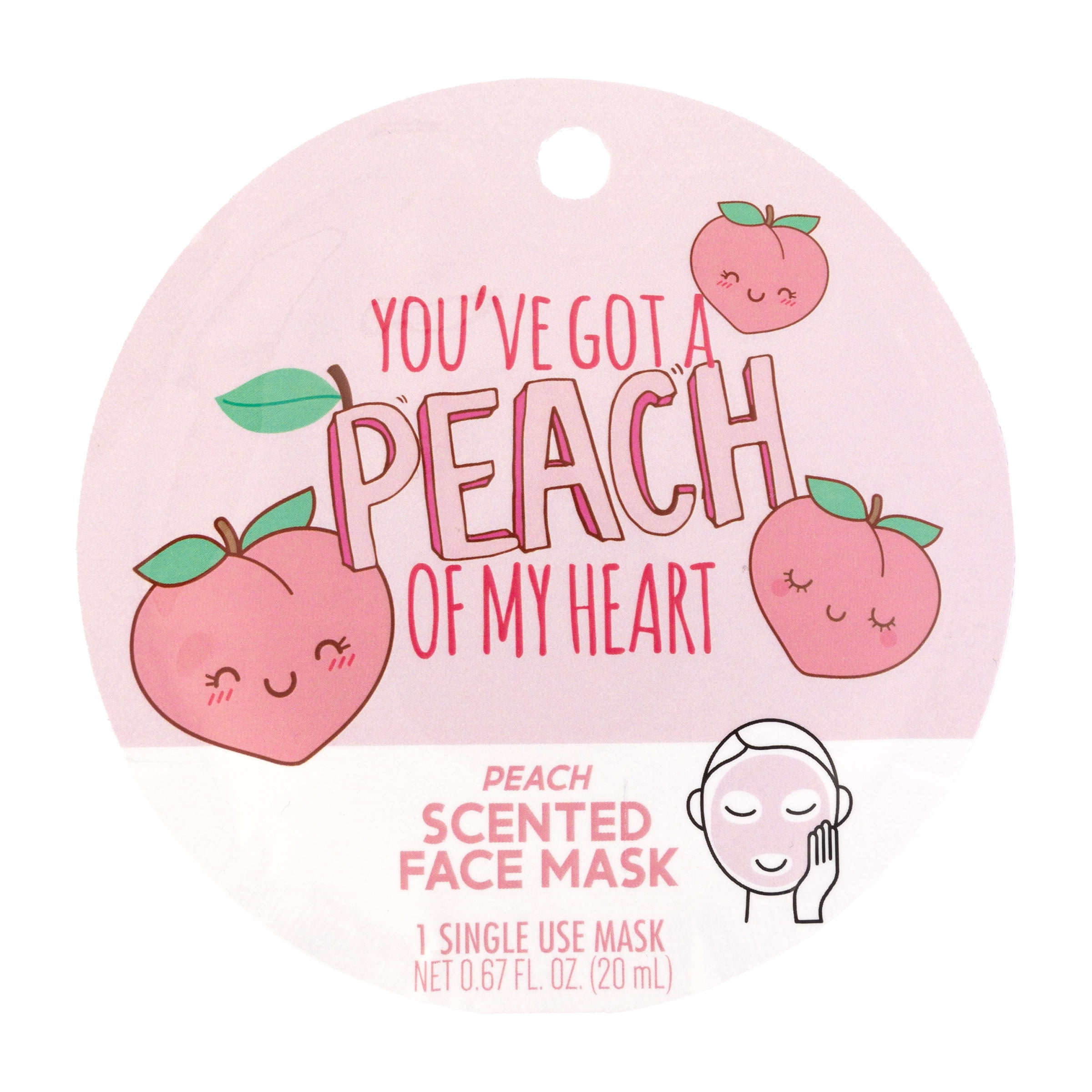 Taste Beauty Scented Face Mask, Peach Scented, Single Use, 1 Piece ...