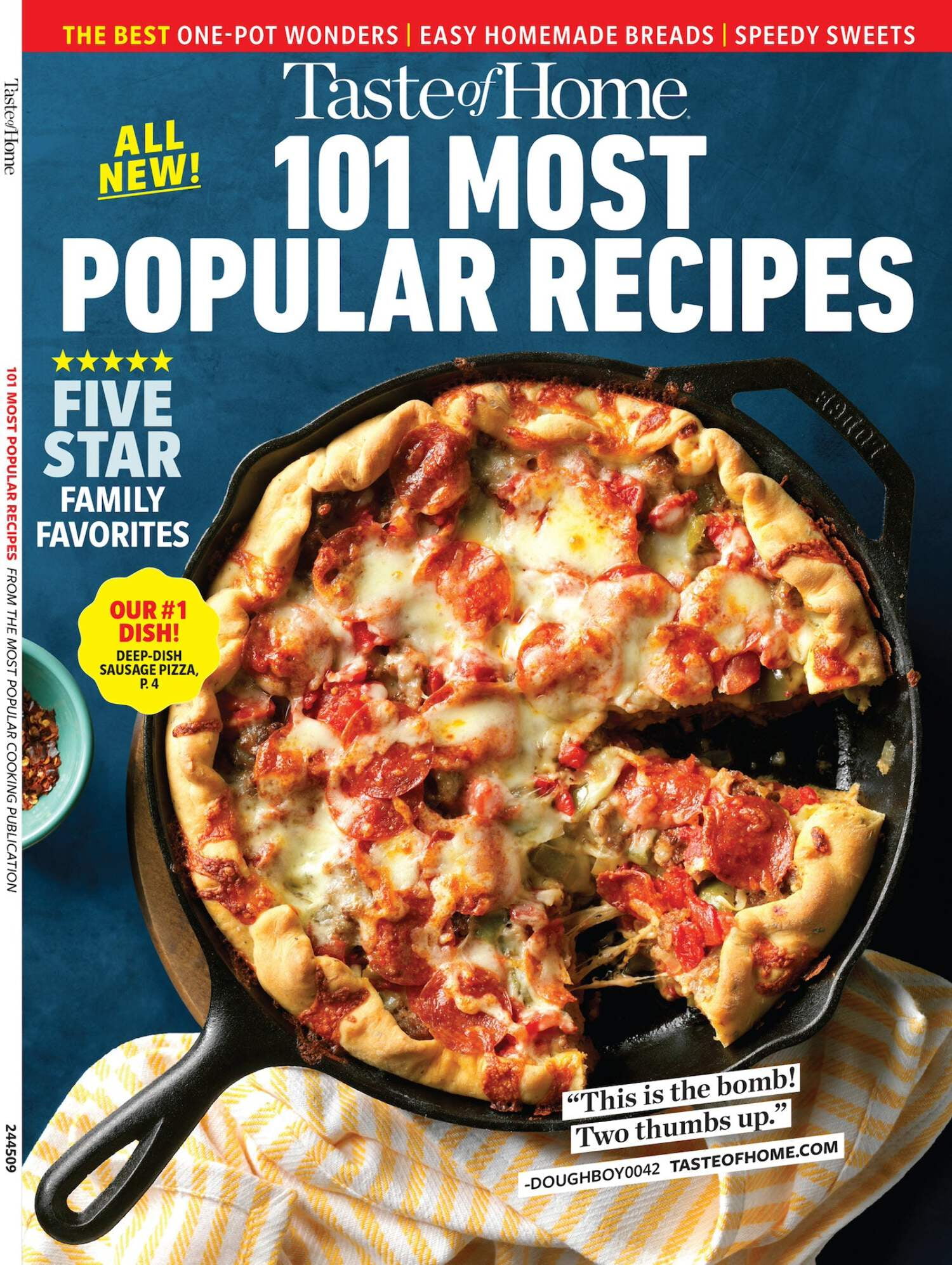 Taste of Home: 101 Most Popular Recipes: Five Star Family Favorites ...