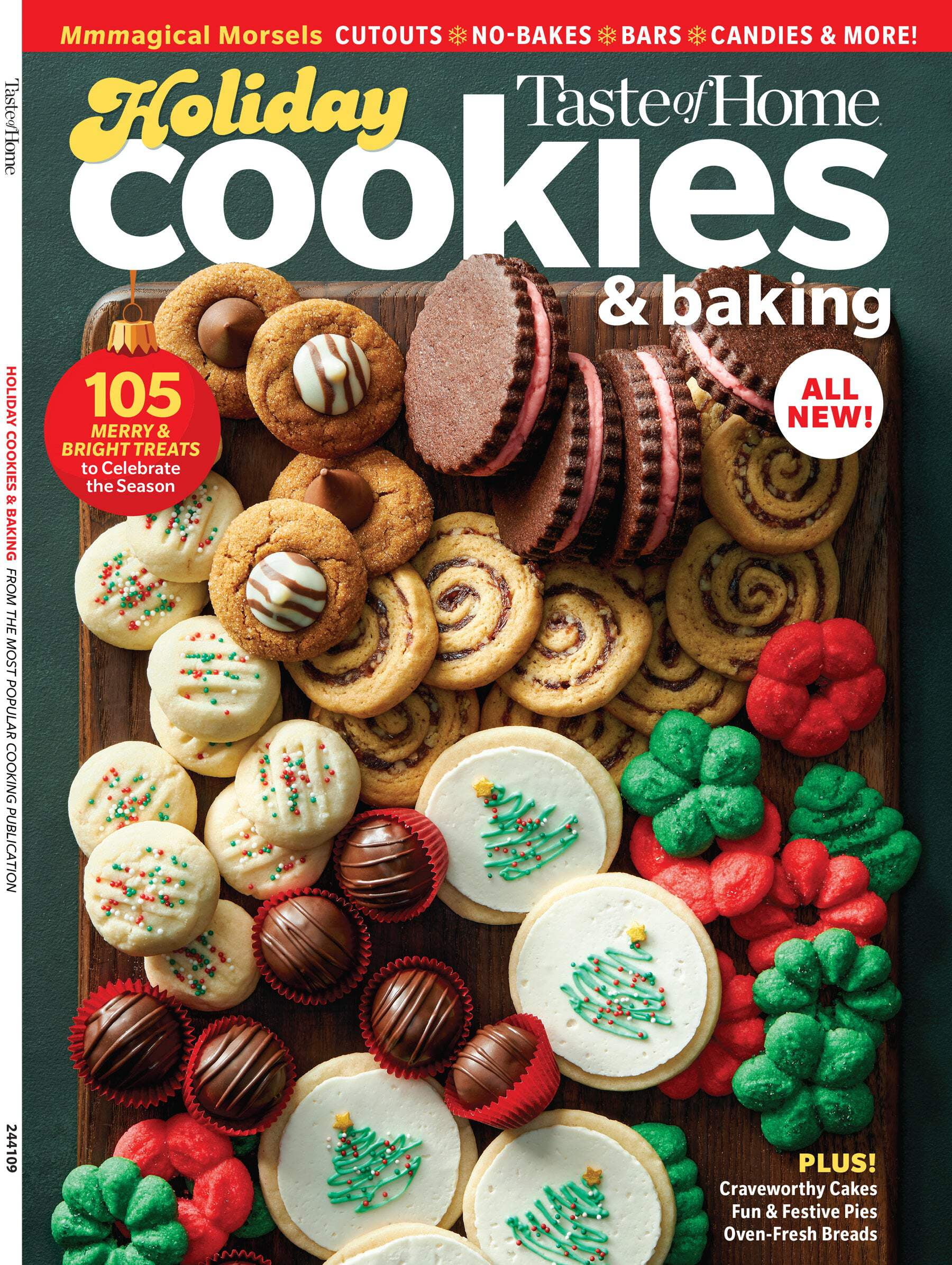 Taste of Home - Holiday Cookies Baking: 105 Merry Bright Treats ...