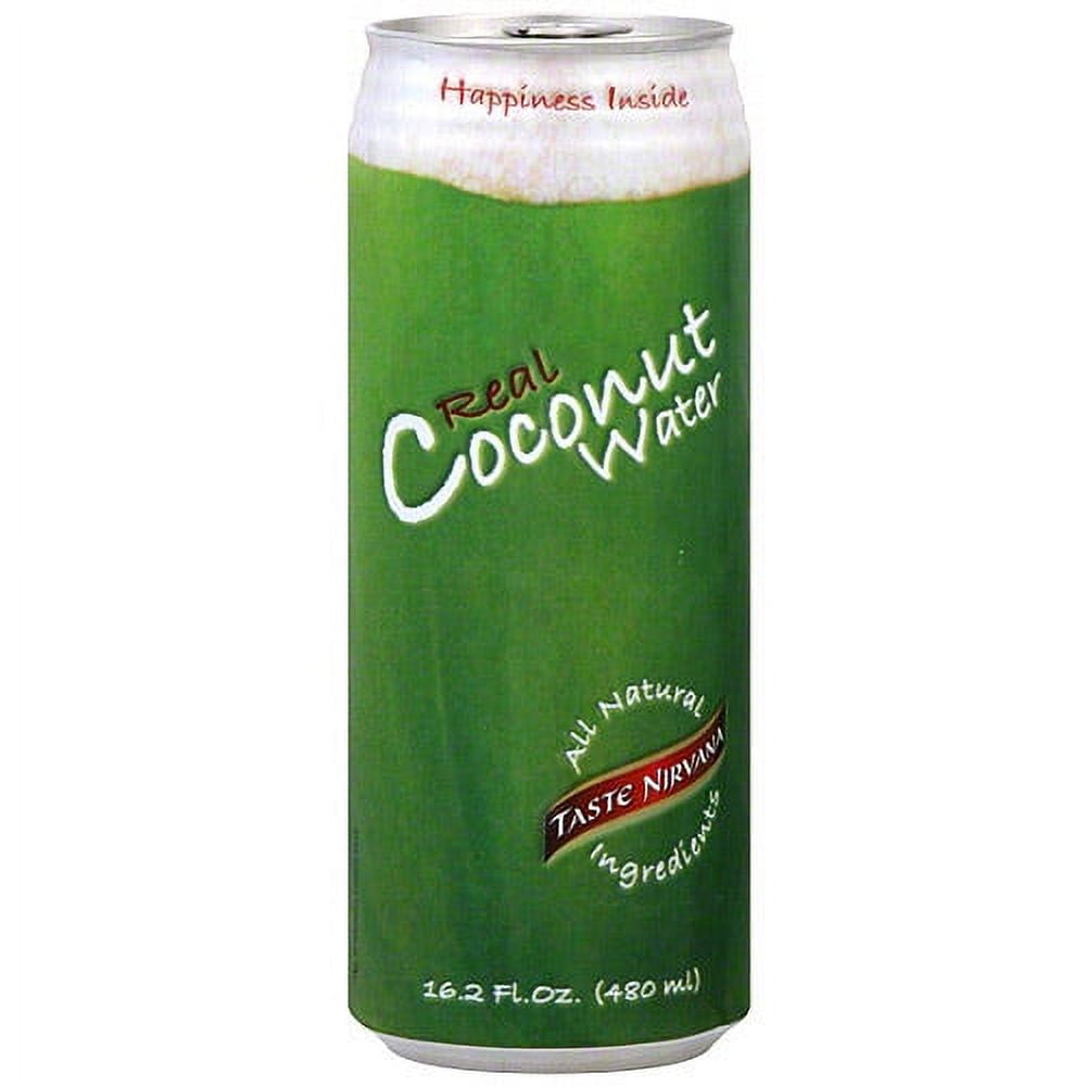 Taste Nirvana Natural Hydration Drink, Coconut Water, 16.2 Fl Oz, Pack ...