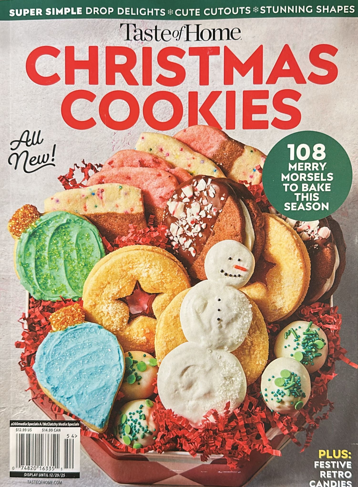 Taste Of Home, Christmas Cookies Magazine Issue 54 - Walmart.com