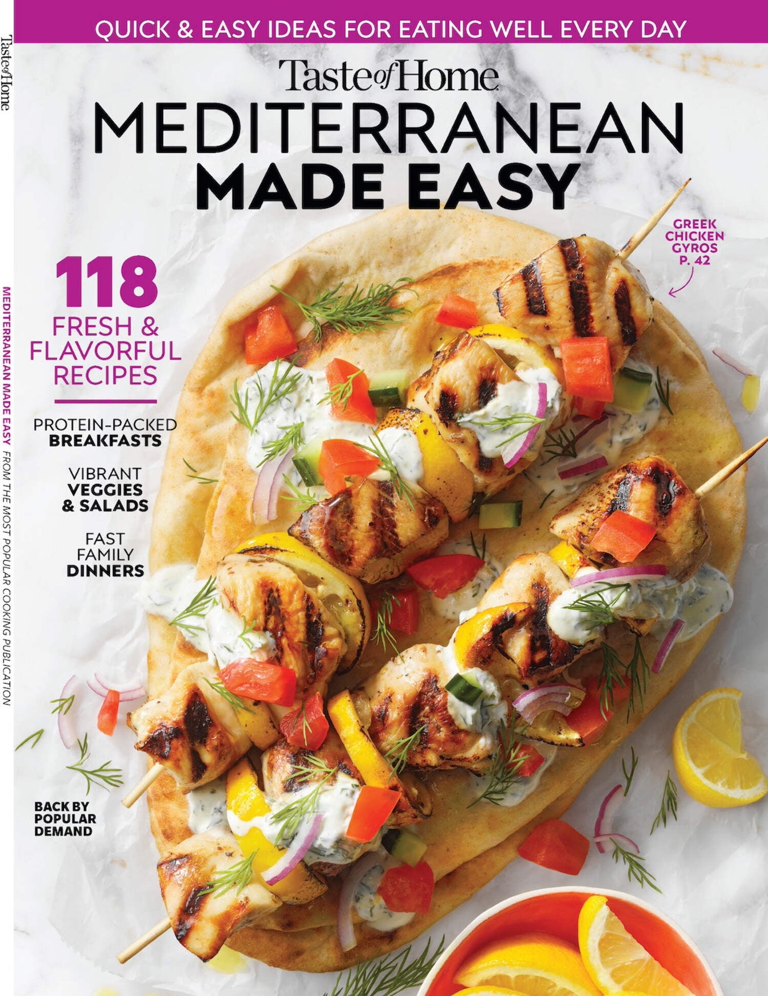 Taste Of Home Mediterranean Made Easy 118 Recipes - Walmart.com