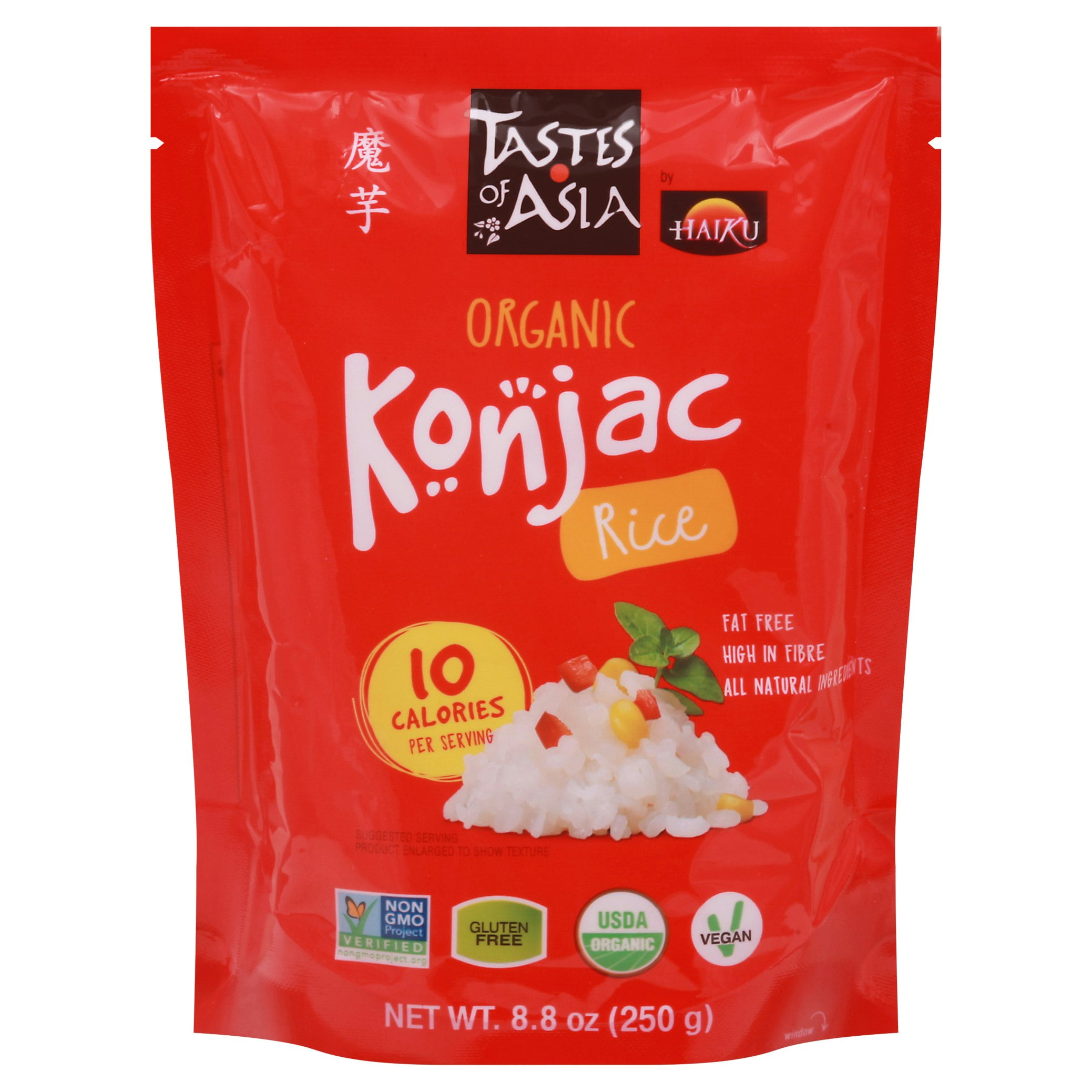 Taste of Asia Konjac Rice 8.8 oz (Pack of 12) - Walmart.com