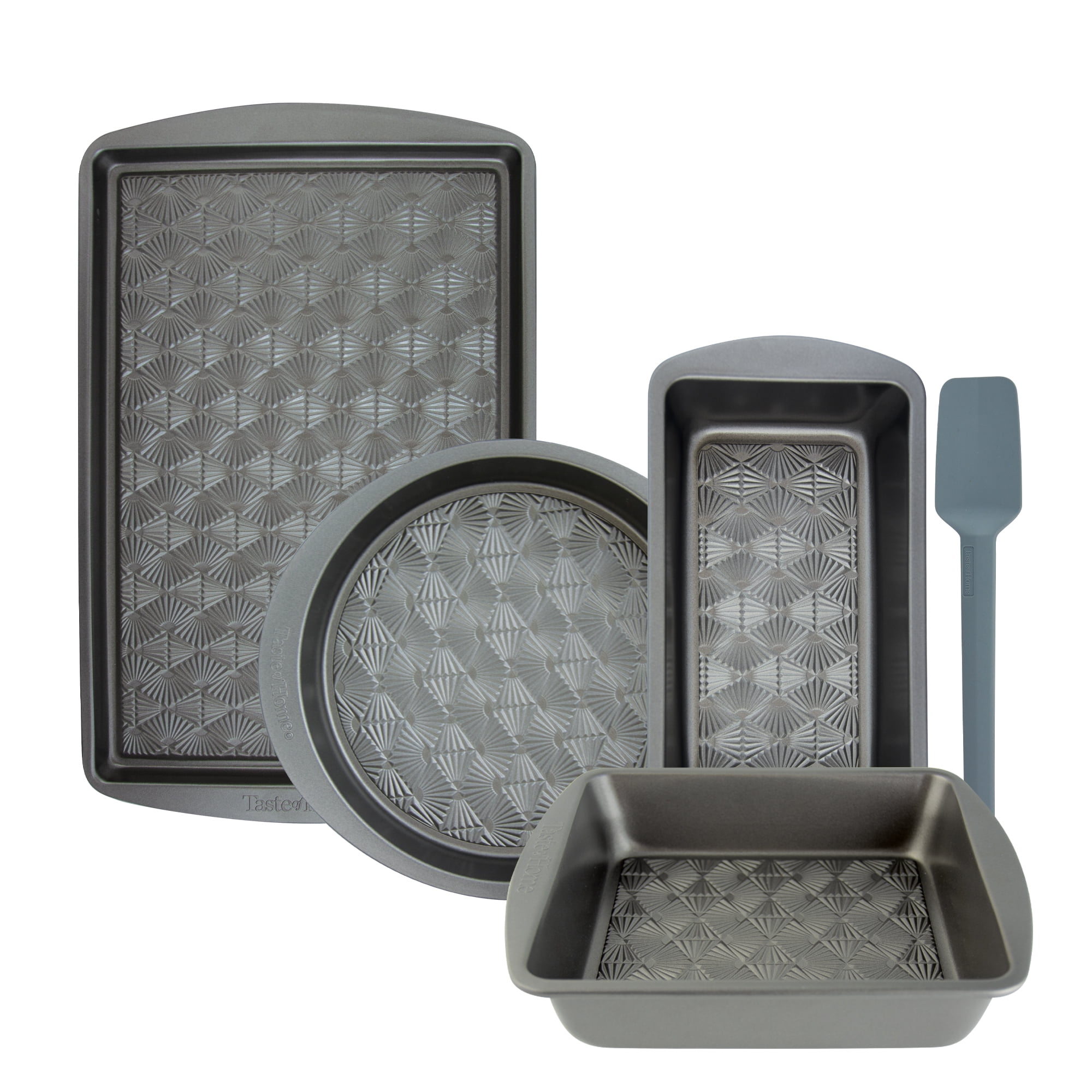 Taste of Home TWB1014 Loaf Pan, Round & Square Bake Pan, Bake Sheet and ...