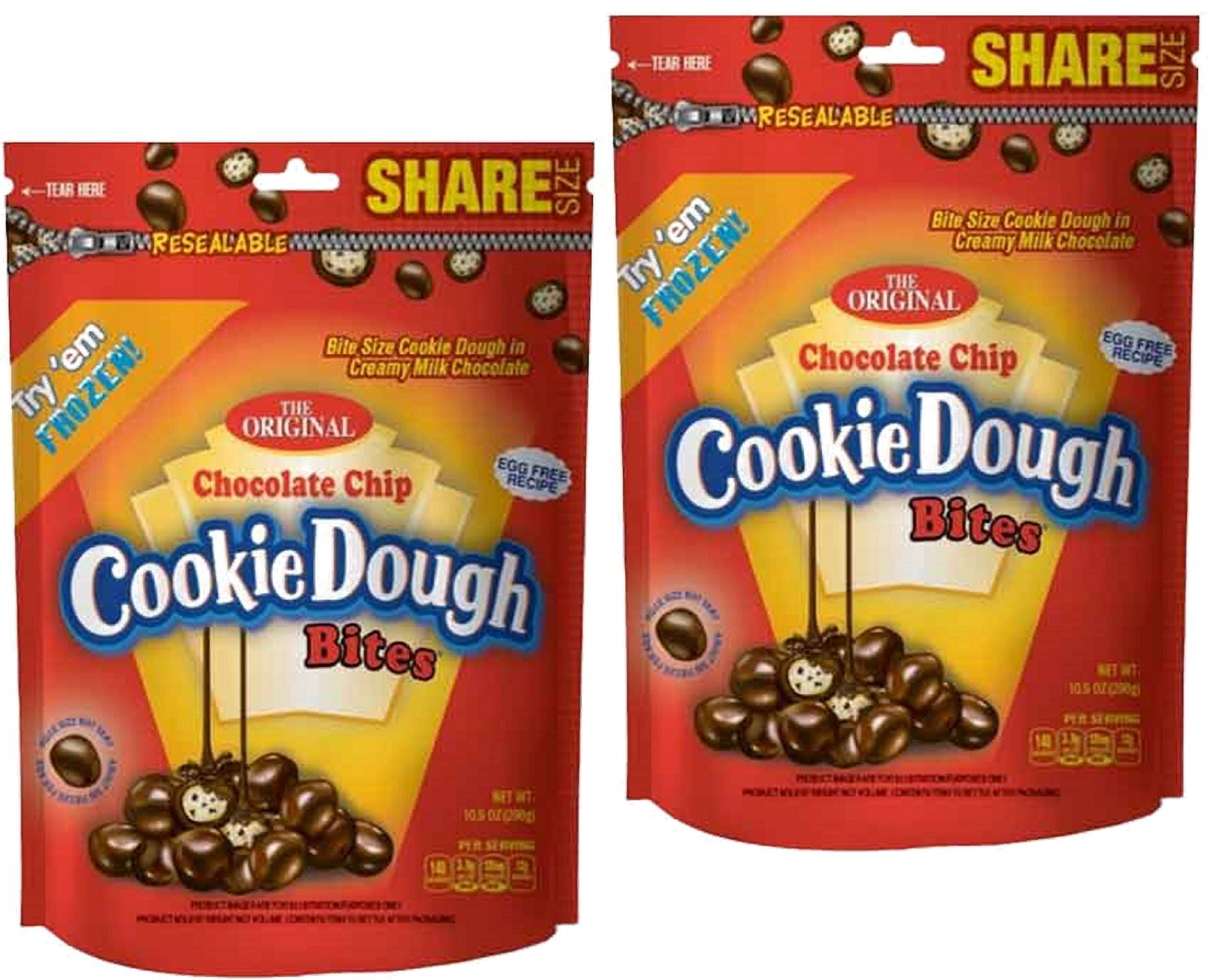 Taste of Nature Chocolate Chip Covered Cookie Dough Bites, 2-Pack 10.5 ...
