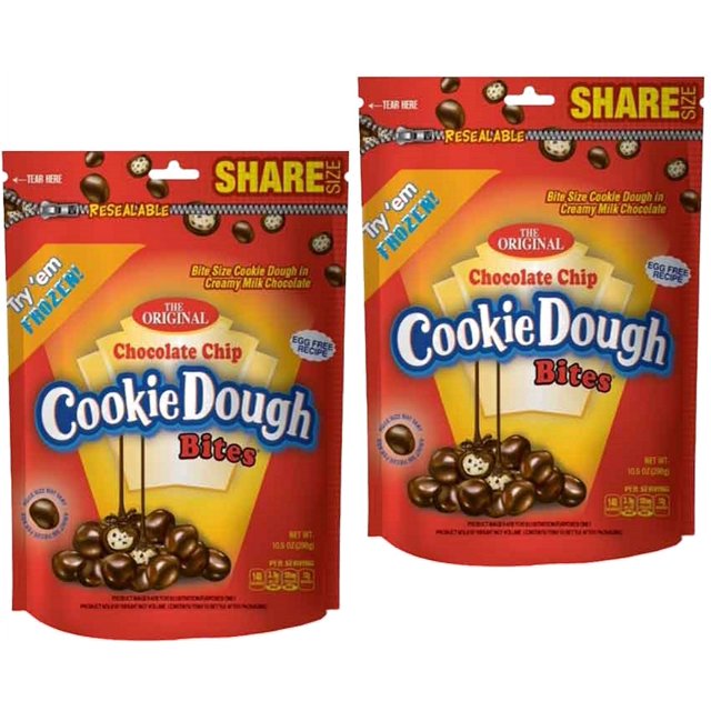 Taste of Nature Chocolate Chip Covered Cookie Dough Bites, 2-Pack 10.5 ...