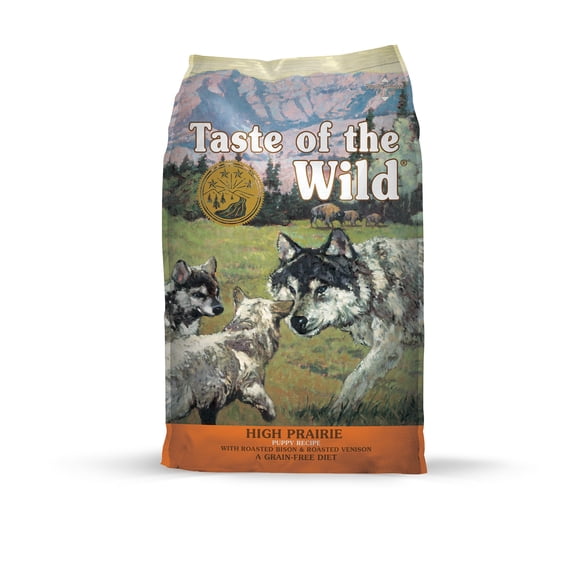 Taste of the Wild High Prairie Grain-Free Dry Puppy Food with Roasted ...