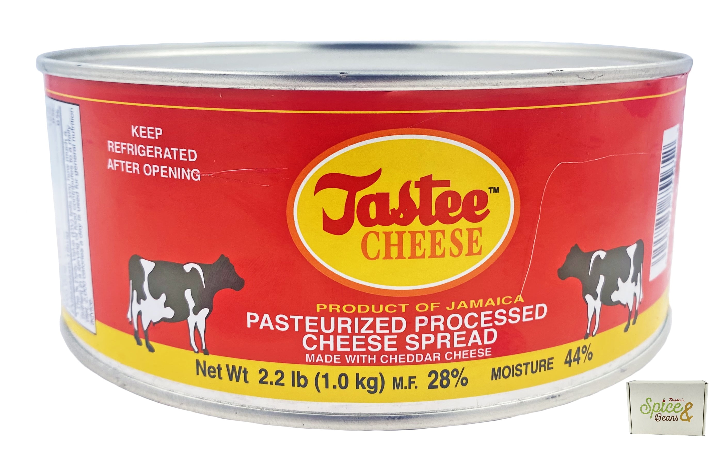 Tastee Cheese Jamaica Cheese Spread | Made with Cheddar Cheese | 2.2 lb ...