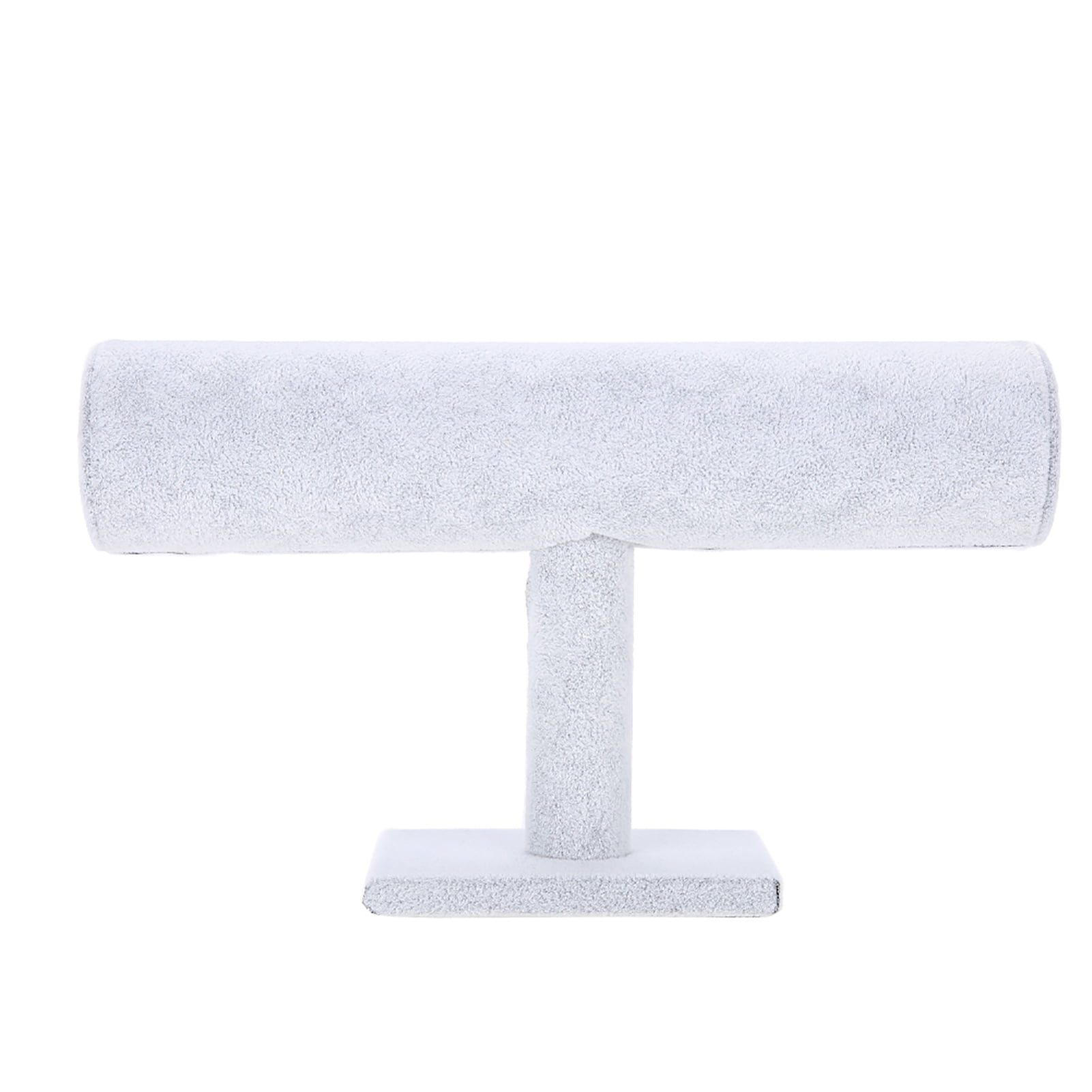 Tasteful Jewelry Organizer, Pure Color Velvet Surface T-Bar Bracelet ...