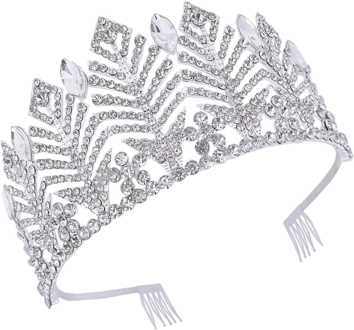 Tasteful Rhinestone Top Bride Headpiece Decorative Headdress for ...
