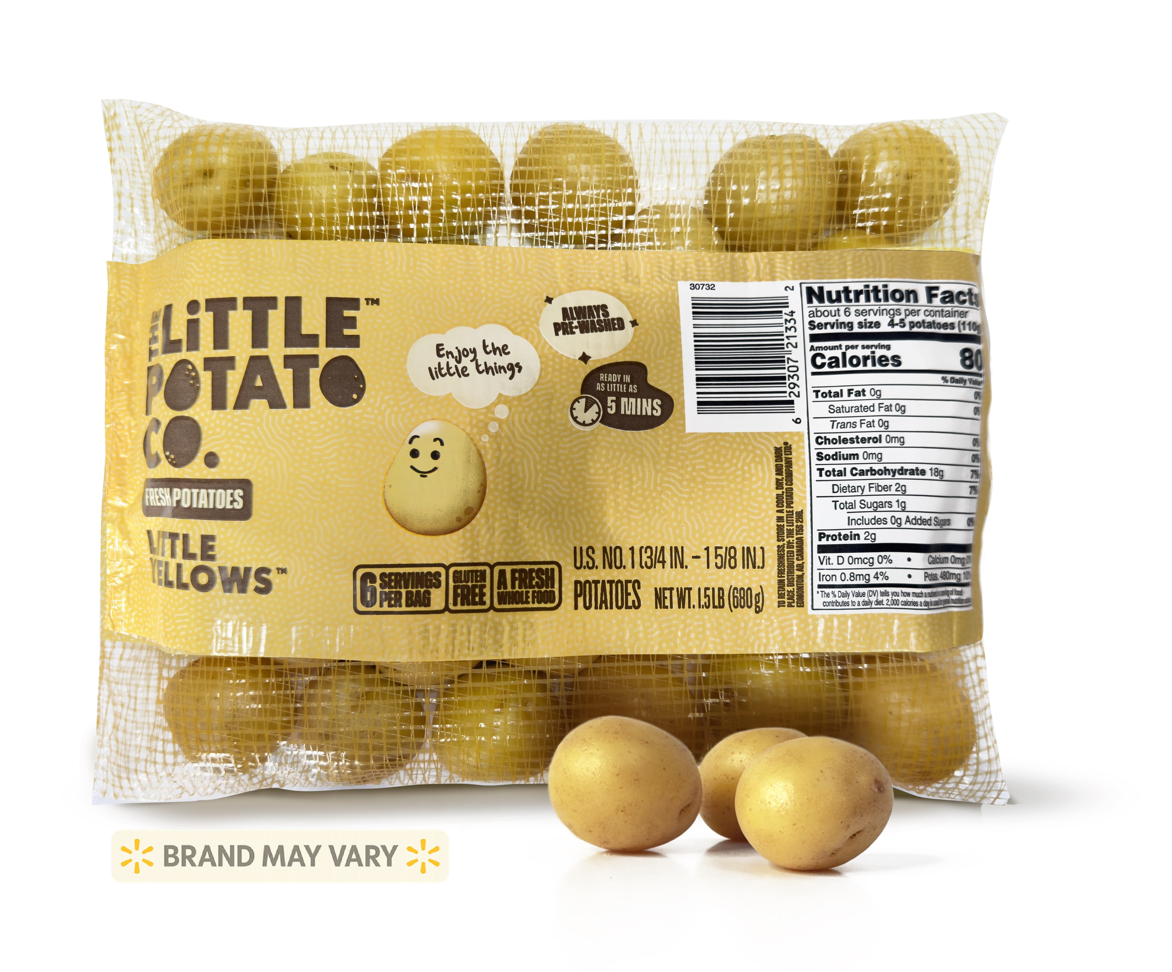 Fresh Yellow Petite Potatoes, 1.5 lb Bag - Walmart.com