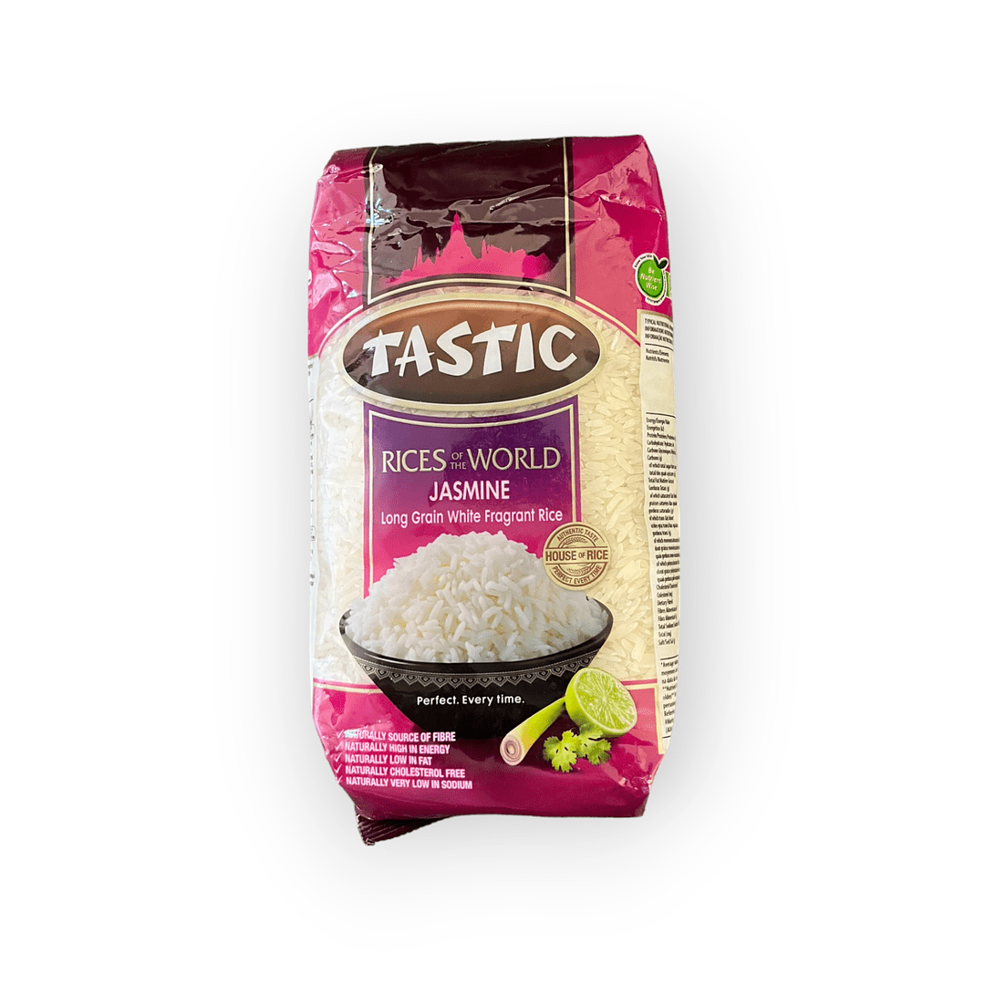 Tastic - Jasmine Long Grain White Fragrant Rice - 1kg - Walmart.com