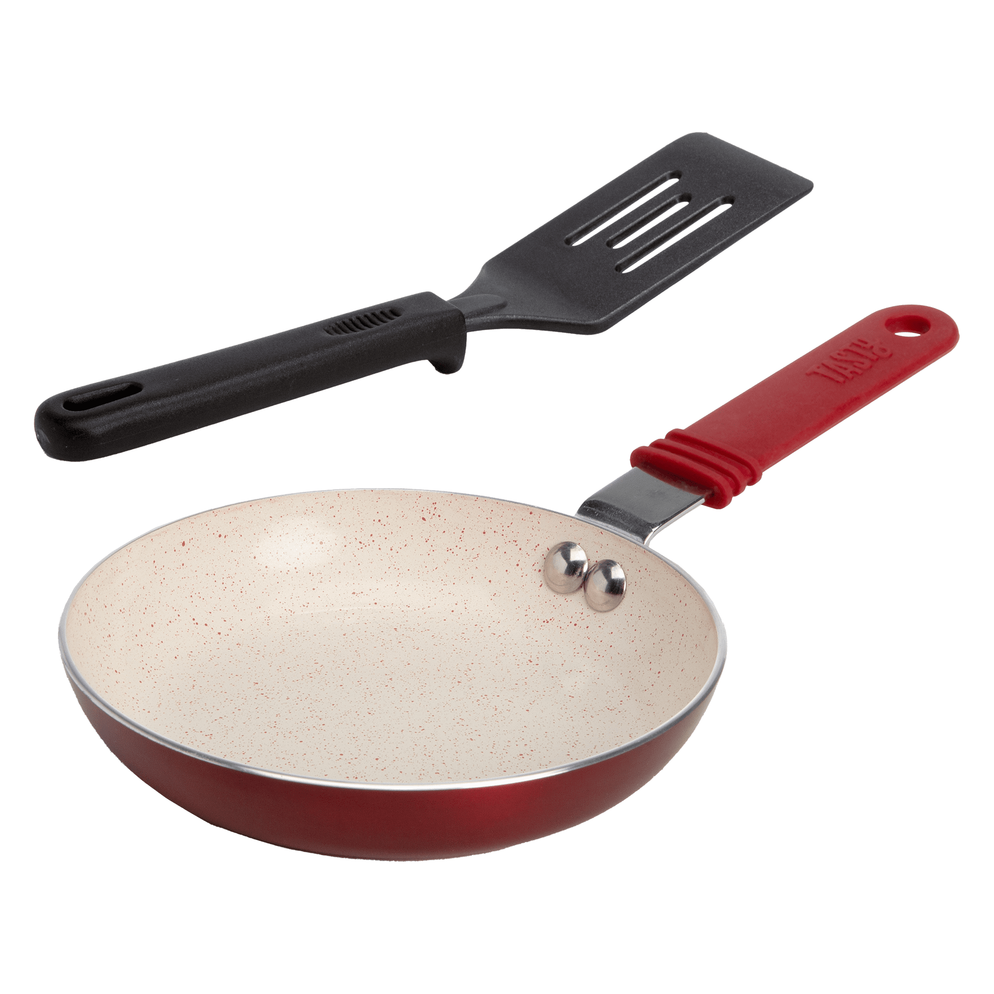 Tasty 5.75in Non-Stick Aluminum Mini Fry Pan with Spatula, 2 Piece ...